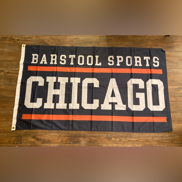 Barstool | Wall Decor | New In Bag Barstool Sports Chicago Flag | Poshmark